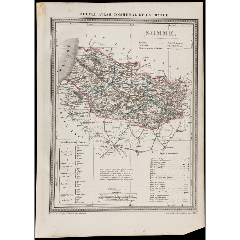 Somme : Cartes anciennes et plans du département.