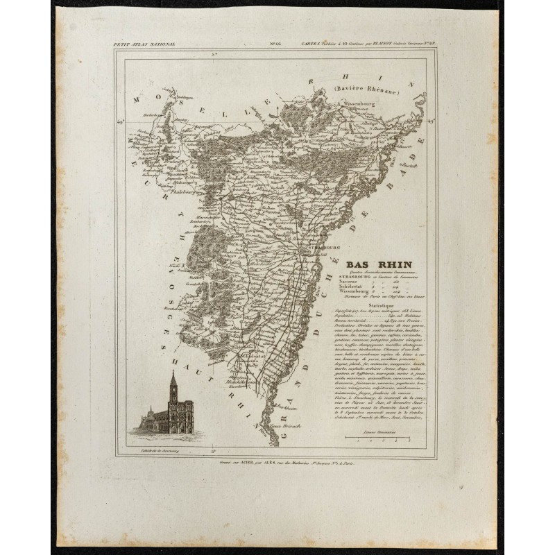 Bas-Rhin : Cartes anciennes et plans du département.