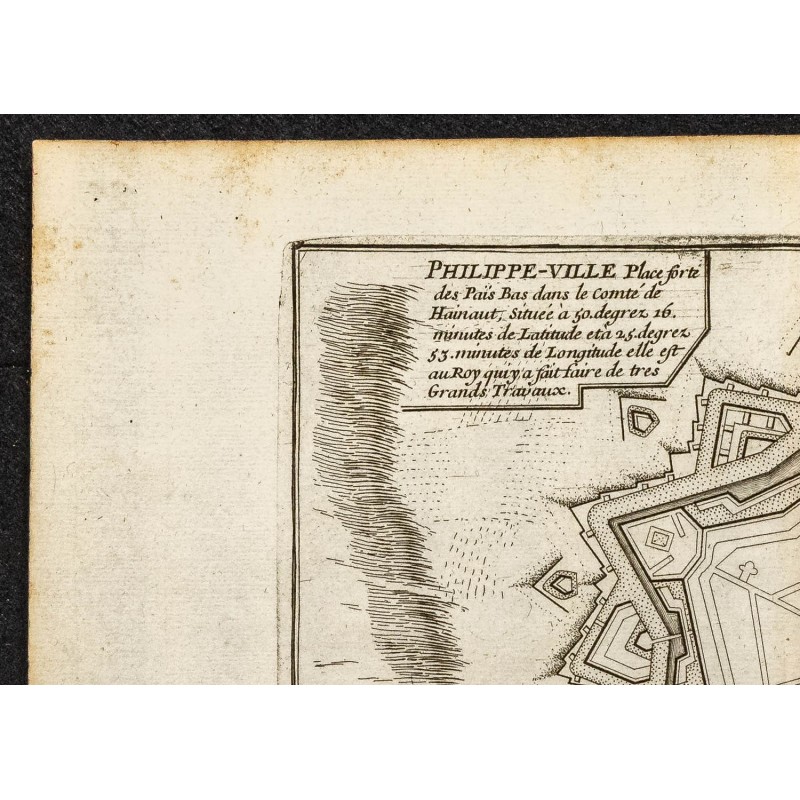 1695 - Plan ancien de Philippeville