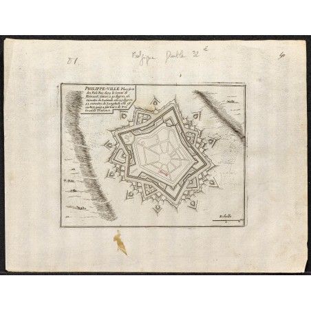 1695 - Plan ancien de Philippeville