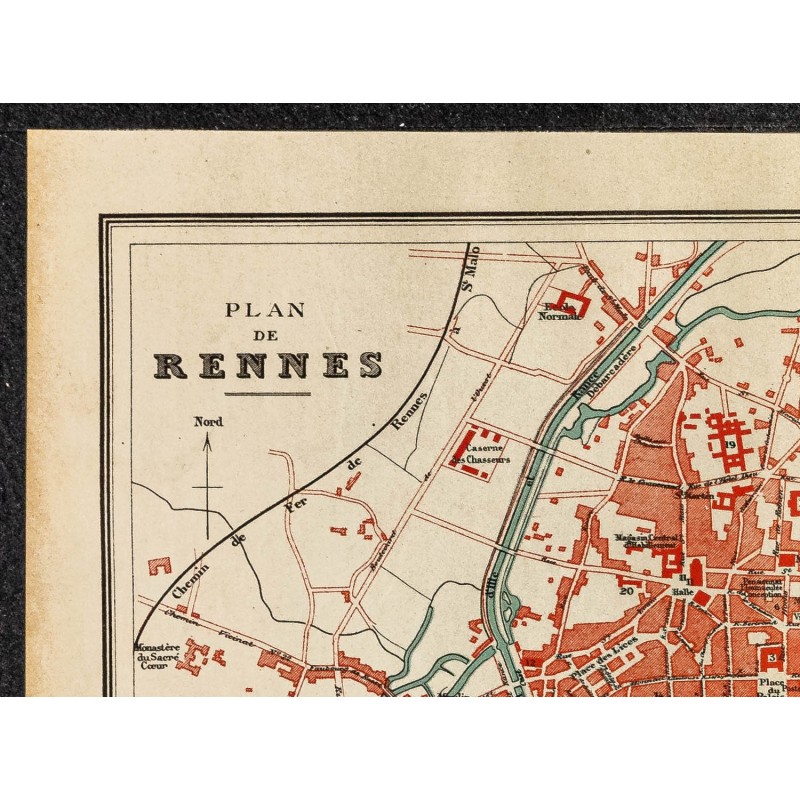 1896 - Plan de Rennes