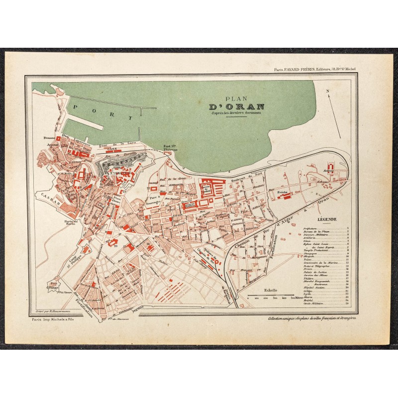 1695 - Plan ancien de Béthune