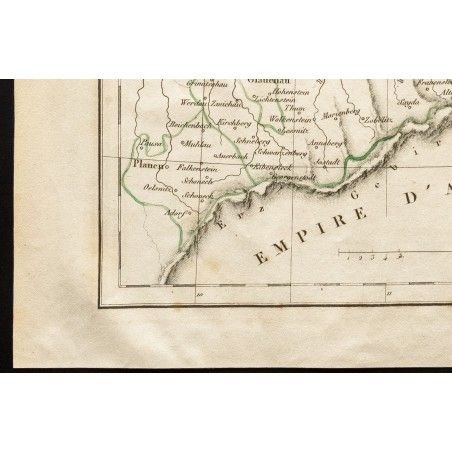 1843 - Carte du Royaume de Saxe