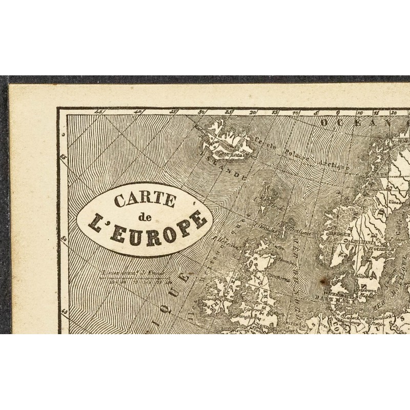 1865 - Carte d'Europe