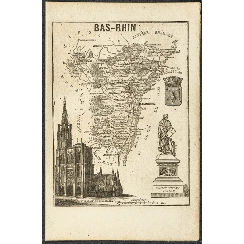 1865 - Bas Rhin et Haut Rhin