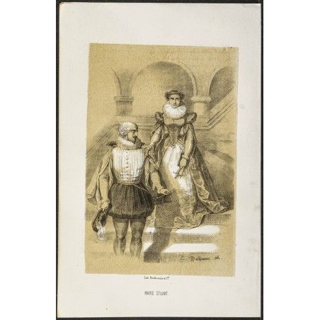 1850ca - Portrait de Marie Stuart