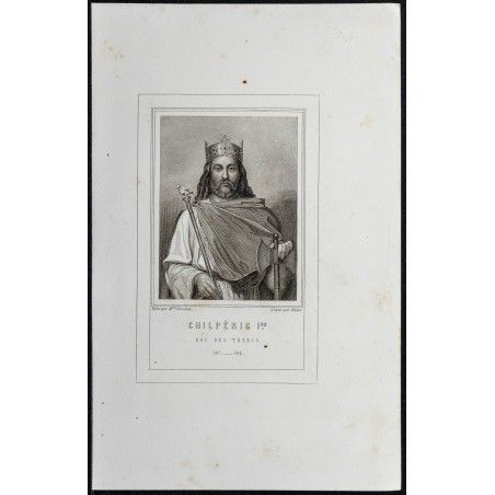 1855 - Portrait de Chilpéric Ier