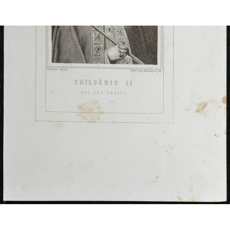 1855 - Portrait de Childéric II