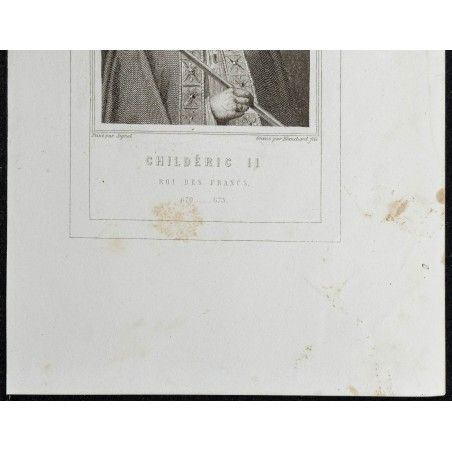 1855 - Portrait de Childéric II