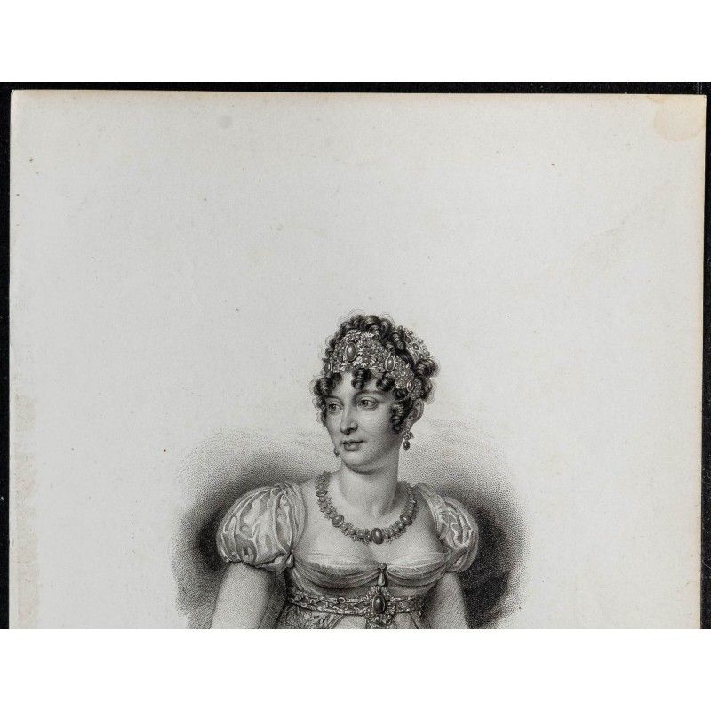 1850ca - Portrait de Caroline Murat Bonaparte