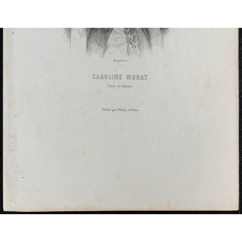 1850ca - Portrait de Caroline Murat Bonaparte
