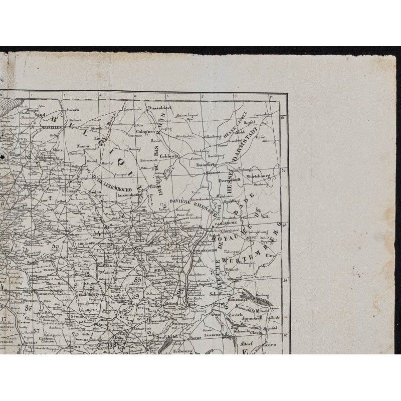 1839 - Carte de la France