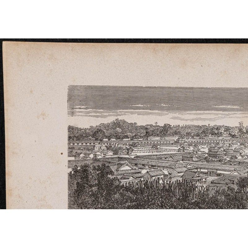 1867 - Vues de la ville de Tokyo