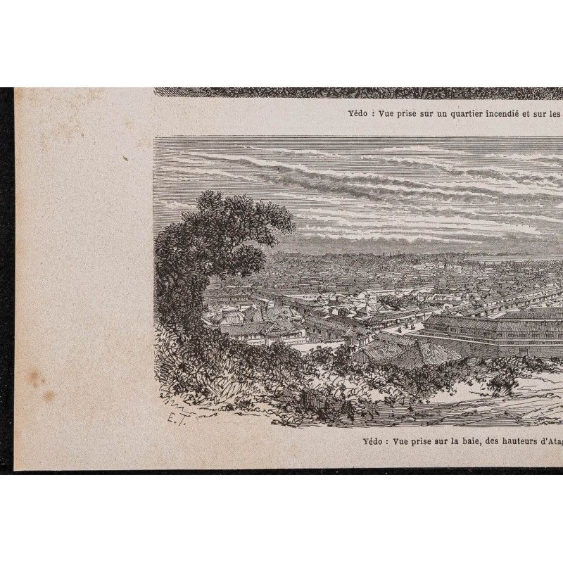1867 - Vues de la ville de Tokyo
