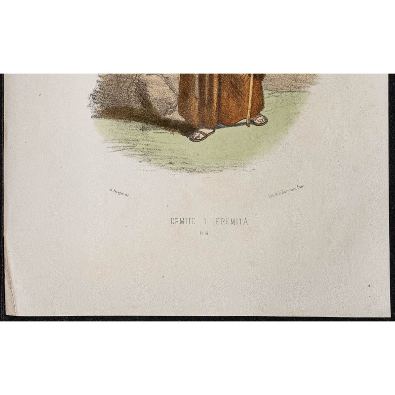 1862 - Costume d'un ermite