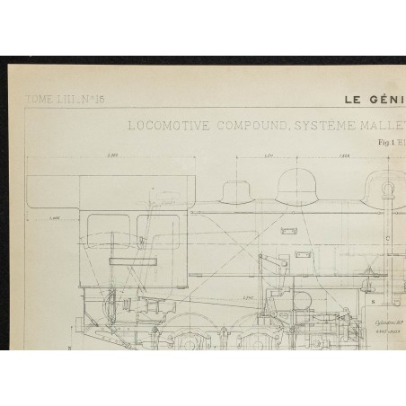 1908 - Locomotive compound système Mallet