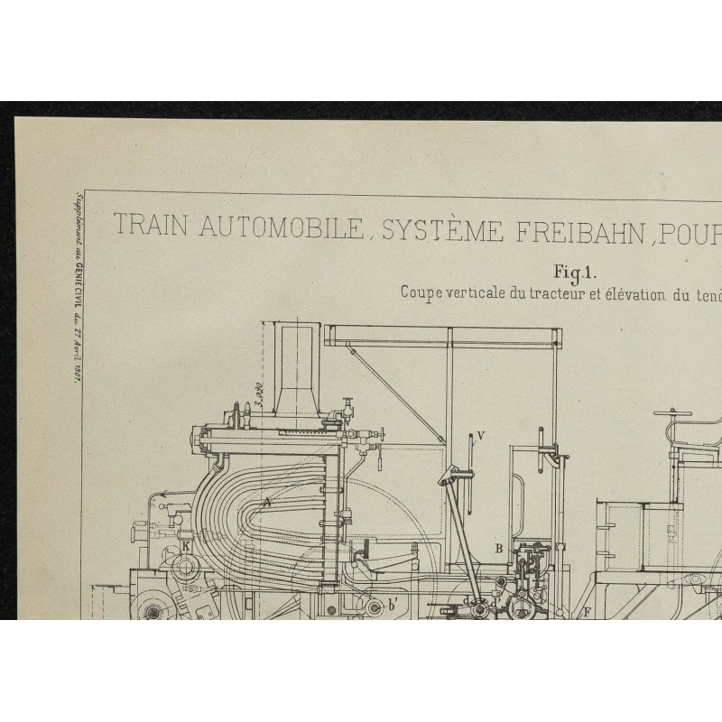 1907 - Train automobile système freibahn