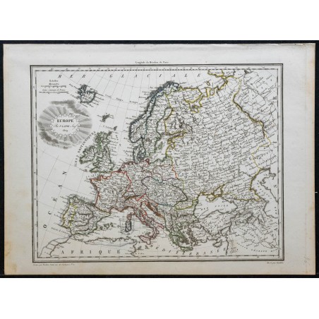 1809 - Carte d'Europe