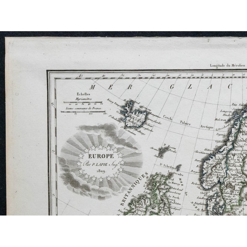 1809 - Carte d'Europe