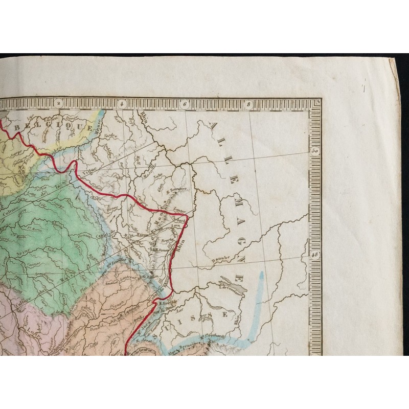 1845 - Carte phyique de la France