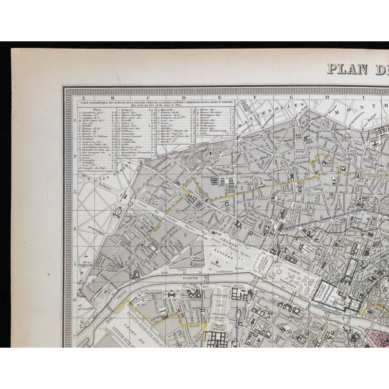1855 - Plan de Paris