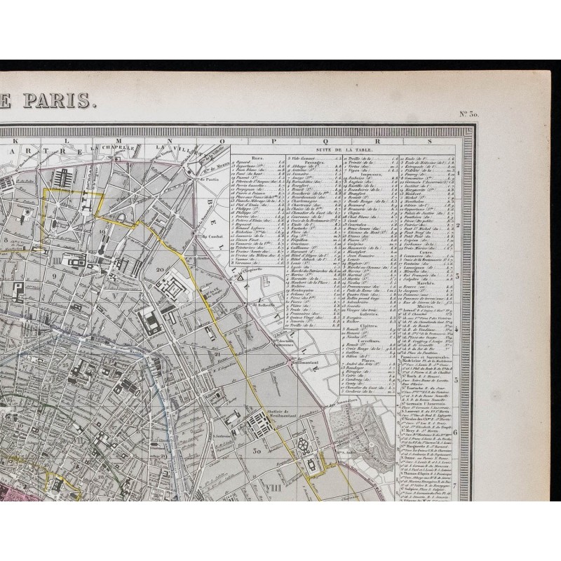1855 - Plan de Paris