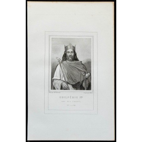 1850ca - Portrait de Chilpéric Ier