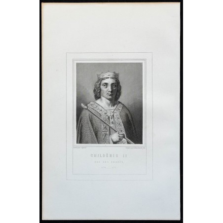 1850ca - Portrait de Childéric II