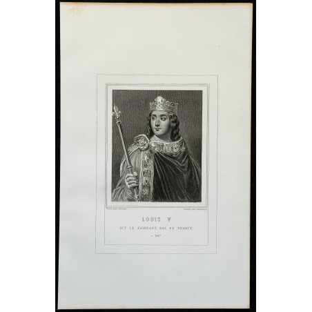 1850ca - Portrait de Louis V le Fainéant