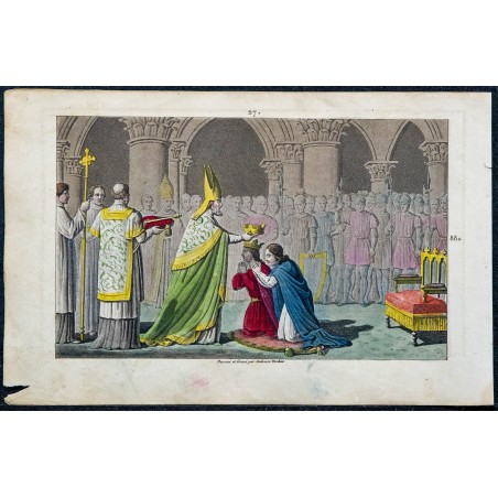 1825 - Couronnement de Louis III et Carloman
