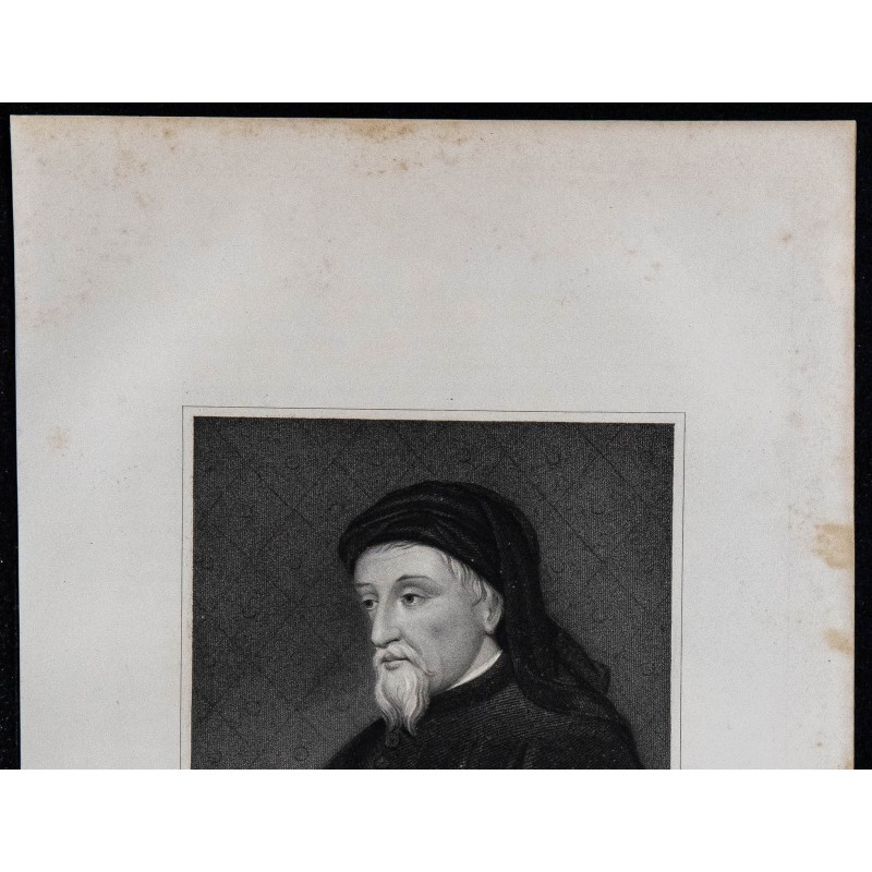 1834 - Portrait de Geoffrey Chaucer