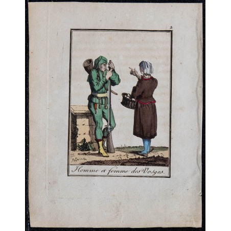 1815 - Homme et femme des Vosges