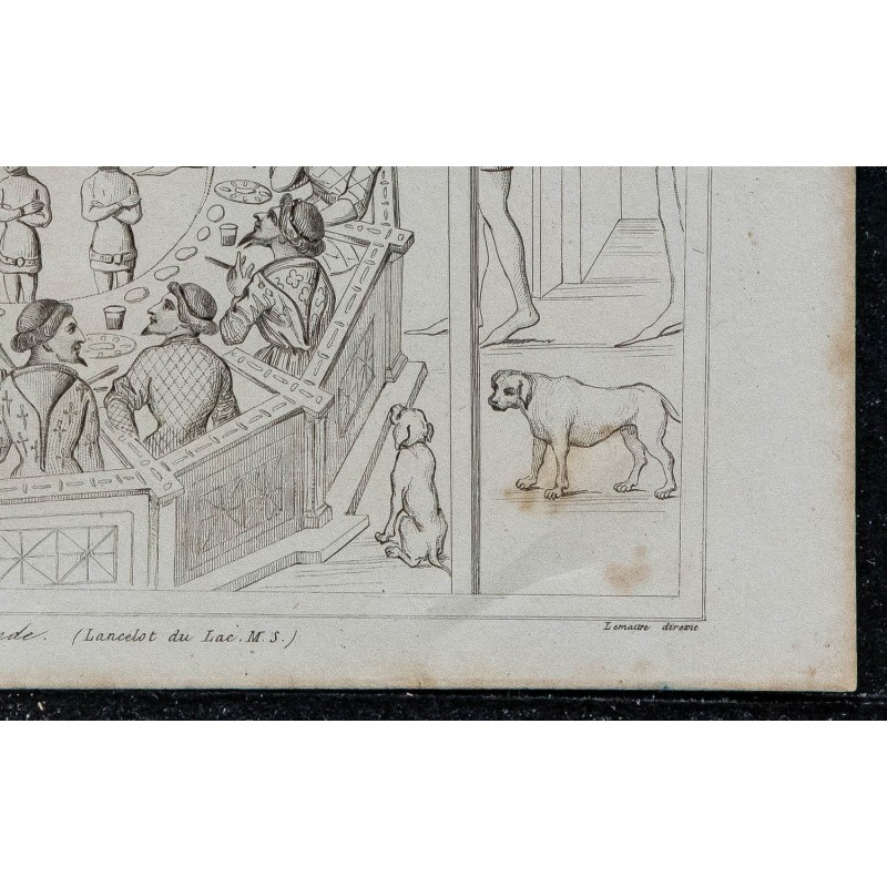 1844 - Représentation de La Table ronde