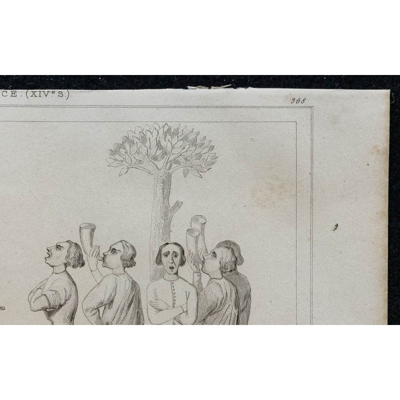 1844 - Scène didactique de Gaston Phébus