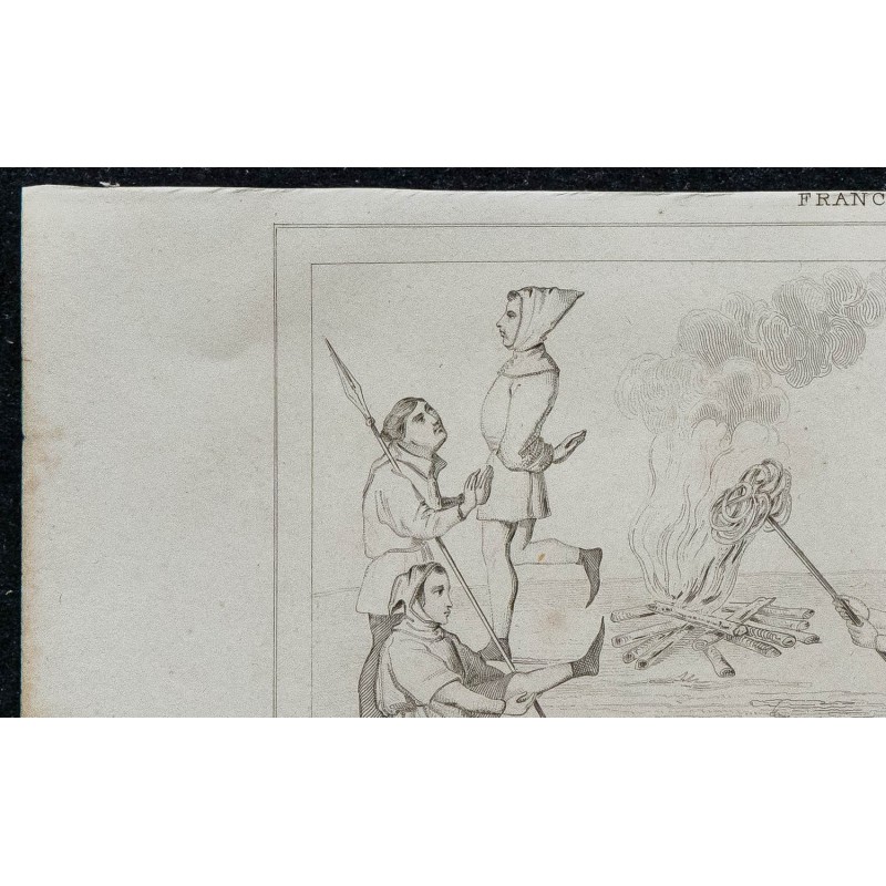 1844 - Scène de chasse avec Gaston Phébus