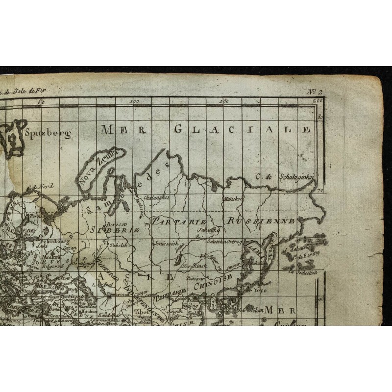 1784 - Planisphère suivant la projection de Mercator