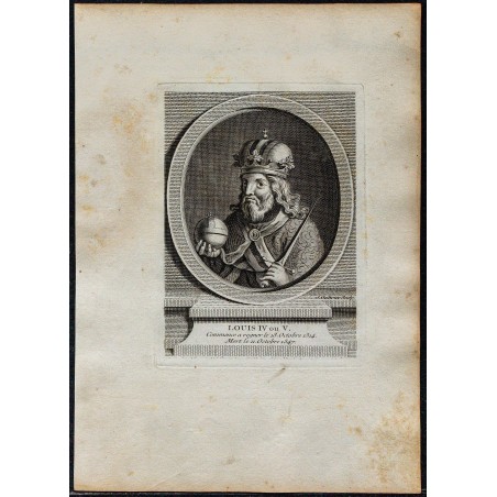1778 - Portrait de Louis IV de Bavière