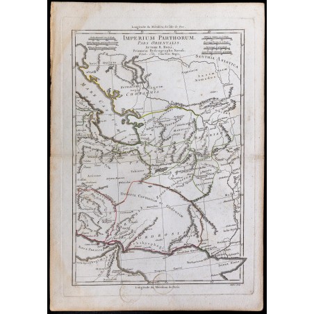 1780 - Carte de l'Empire parthe