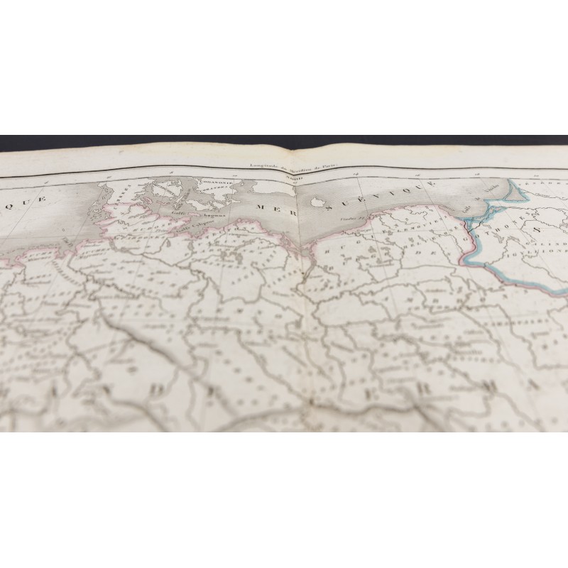 1847 - Carte de la Germanie