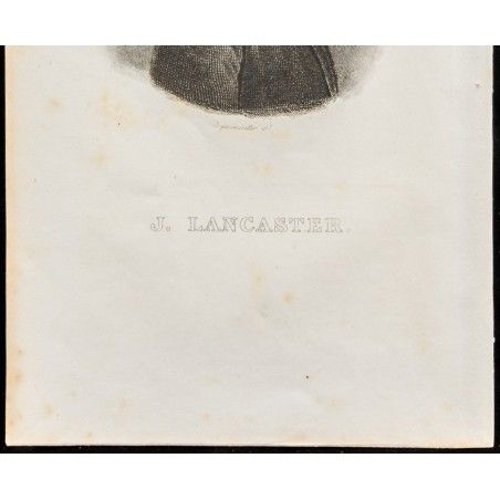 1835 - Portrait de Joseph Lancaster