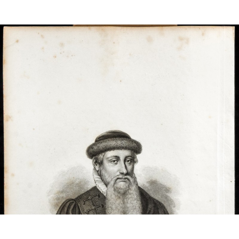 1834 - Portrait de Gutenberg