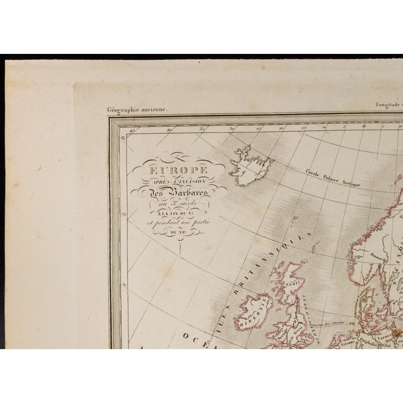 1846 - Europe après l'invasion des barbares au 3ème siècle