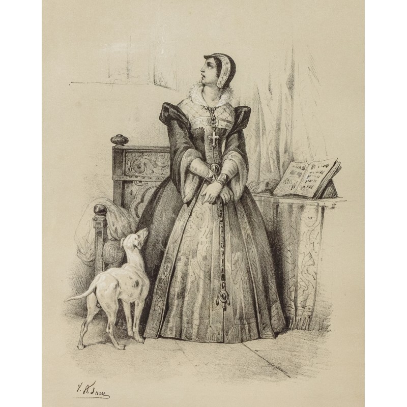 1859 - Portrait de Marie Stuart